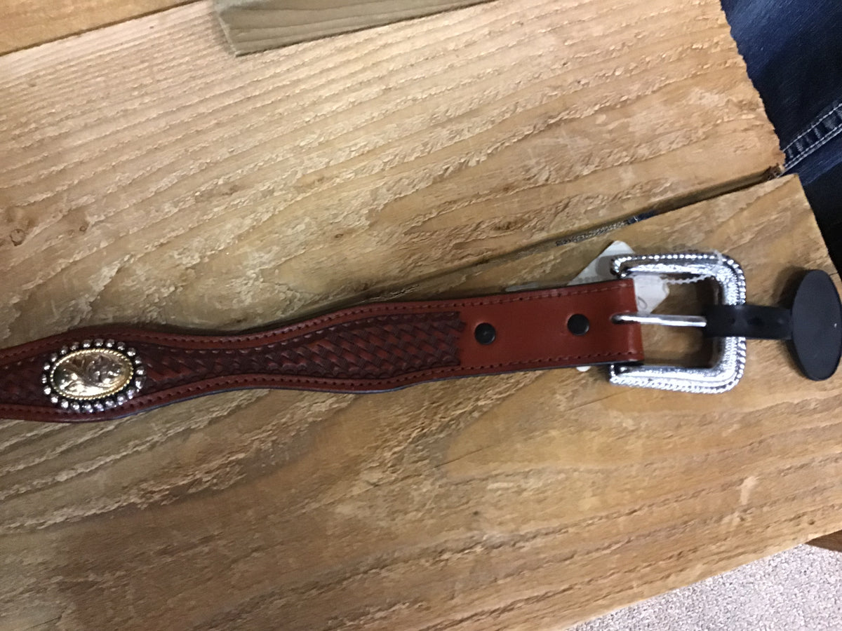 Wavy Brown Belt – Tack-M-Up Stables