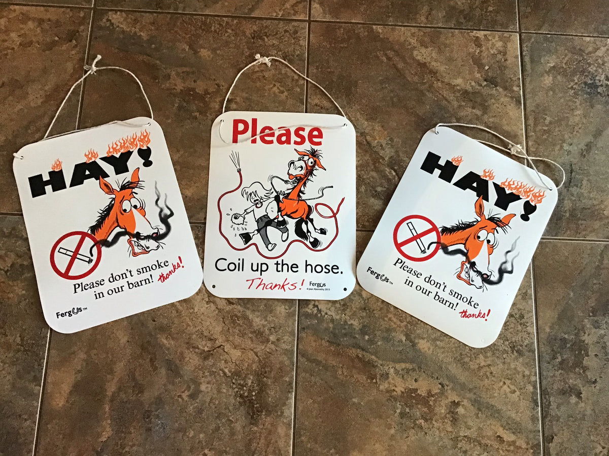 Fergus Stall Sign – Tack-M-Up Stables